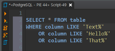 [SQL] 쿼리 where절의 Like 와 In 을 동시에 사용하기 | Geek Coading